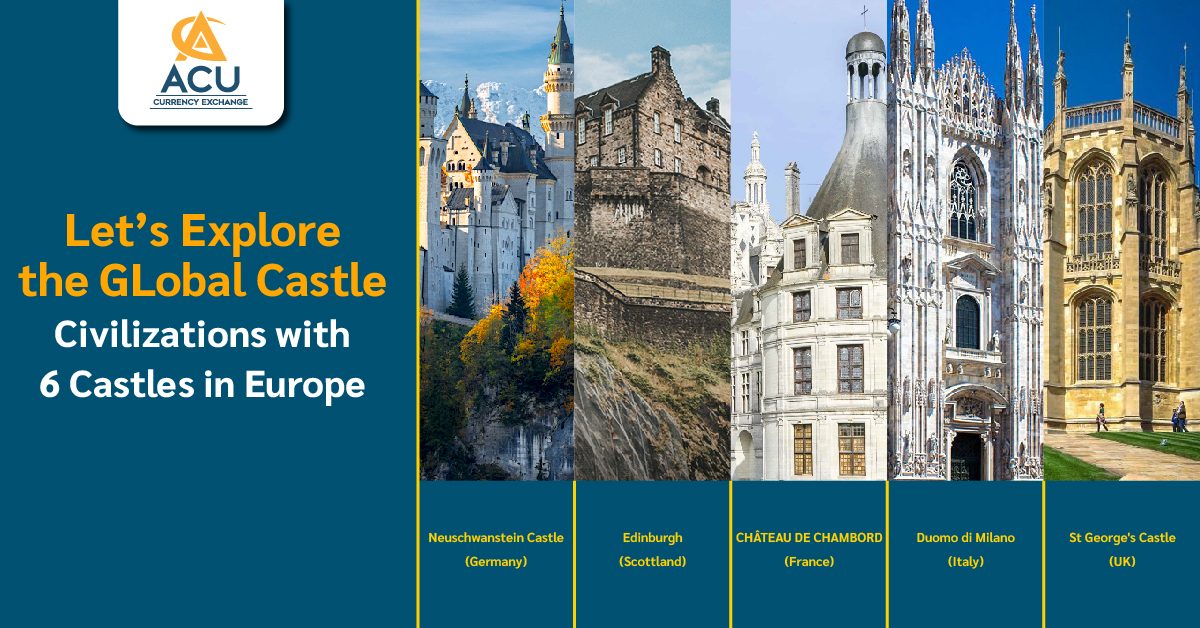 Let’s Explore the Global Castle Civilizations with 5 Castles in Europe ...